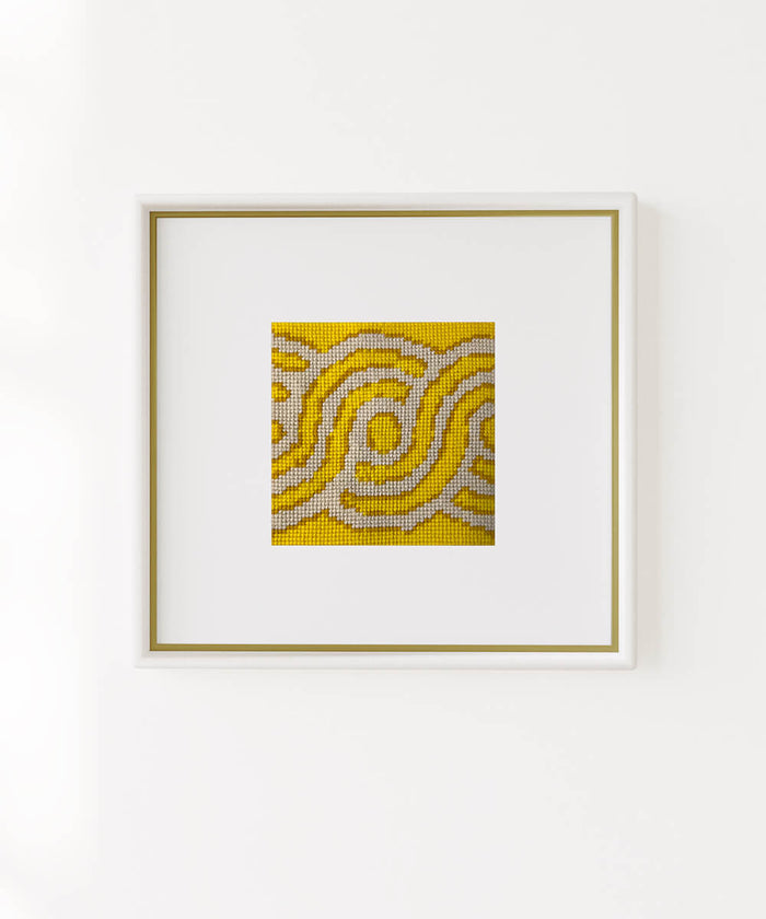 Yellow Scroll | The Tapestry Guild | British tapestry design